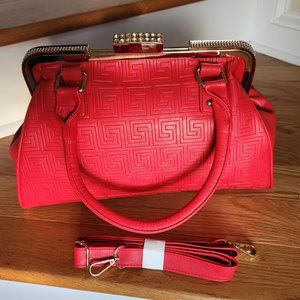 Ell'a Bag | Bags | Ladies Fashion Red Bling Handbag Nwt | Poshmark
